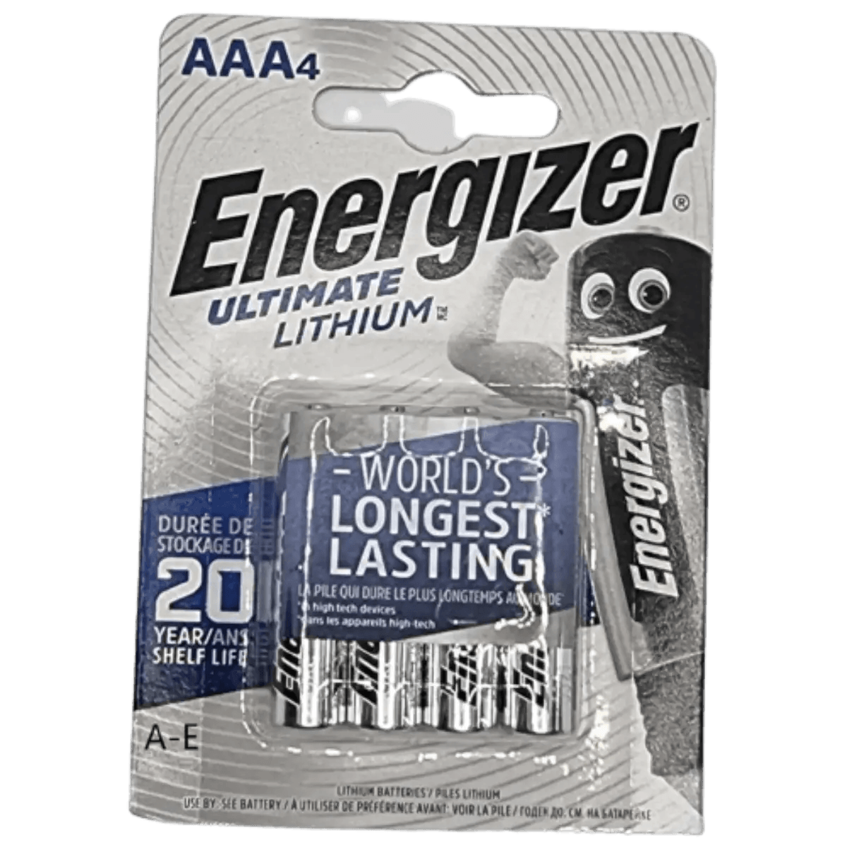 Energy Accessories - 4 AAA Lithium Energizer Batteries