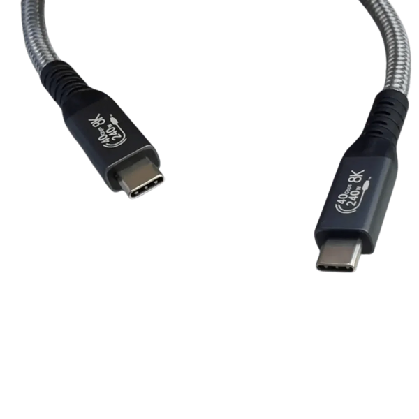 Câble USB-C vers USB-C 240W 8K 40Gbps USB4 1M